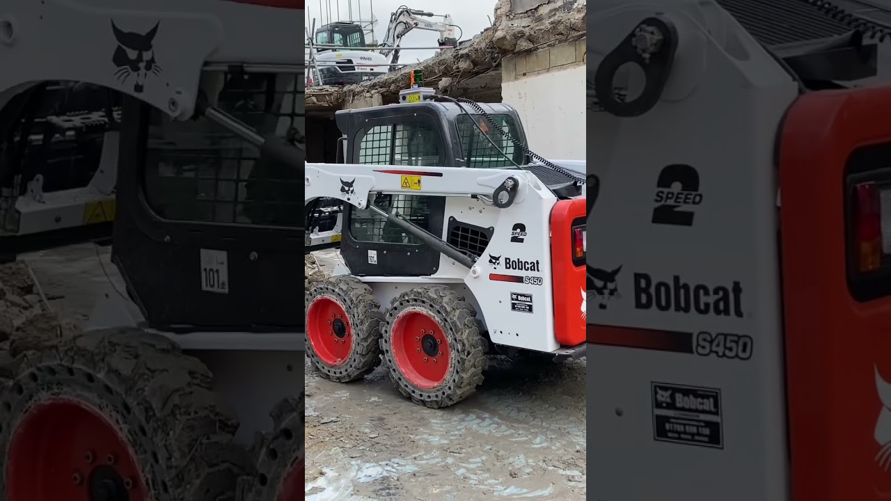 Remote Controlled Bobcat Skidsteer - YouTube