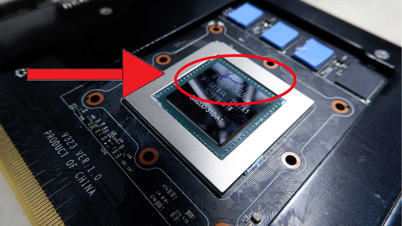 MSI GTX 980Ti CHIP VGA GM200-310-A1 ชิพแตก ชิพระเบิด - YouTube