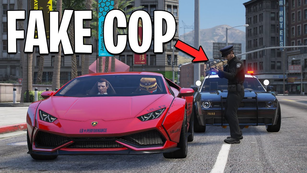 I Became a Fake Cop in GTA 5 RP - YouTube