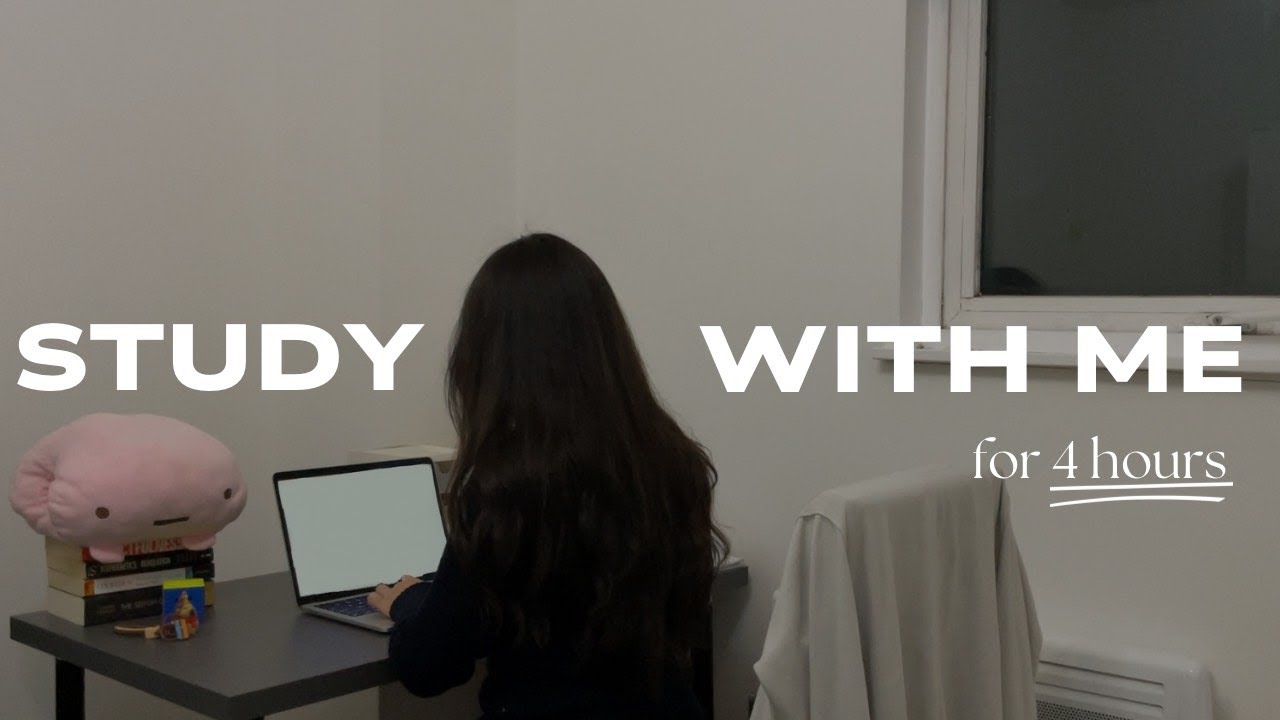 Day 5 Pre-Easter Study Challenge🐣 ️‍🔥l 4 HOURS STUDY WITH ME⛅️🌅 | no music, 50-10 Pomodoro - YouTube