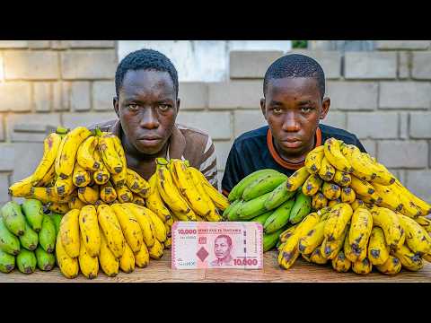 World's Fastest Banana Eating Challenge 🍌 Food Challenge