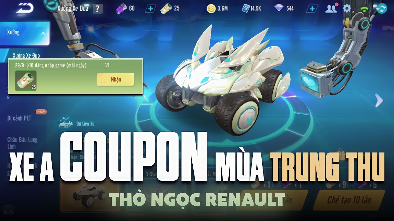 ZingSpeed Mobile | Xe A Coupon Thỏ Ngọc Renault - Ngoại Hình Cực Đẹp ...