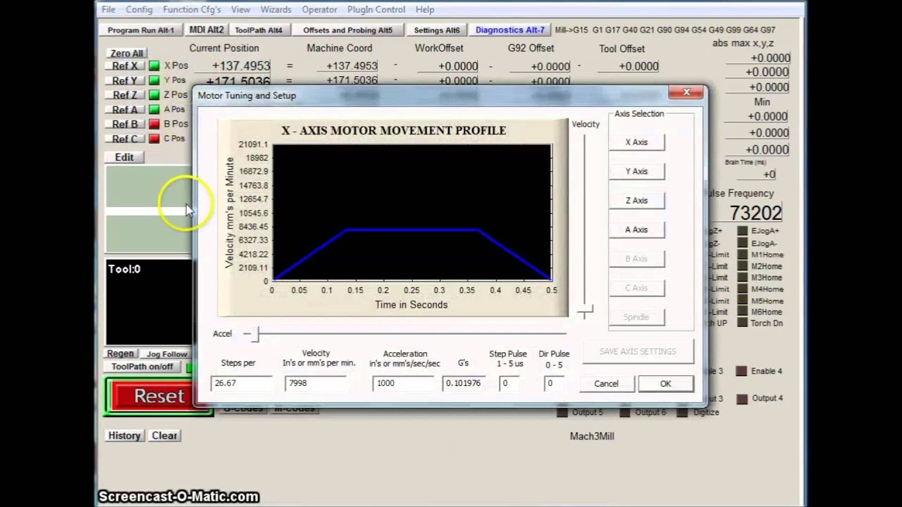 Stainless OX CNC Mach3 setup - first go - YouTube
