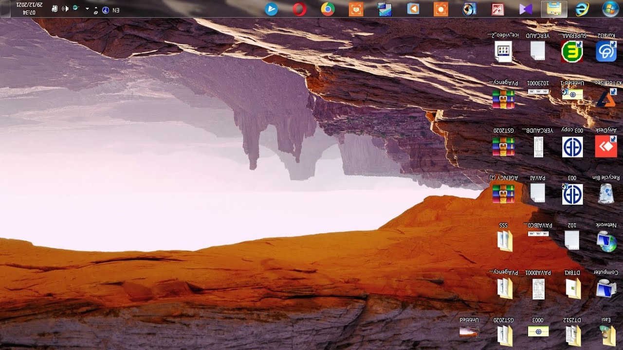 Desktop Screen Rotation | Horizontal to Vertical Screen Rotation ...