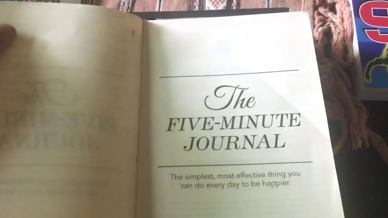 Miracle Morning | The Five Minute Journal - YouTube