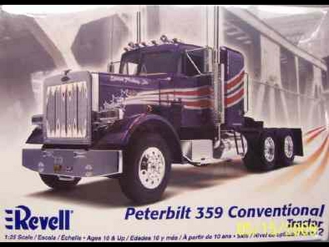 Build Of Peterbilt 359 By Revell Part1 Chassis - YouTube