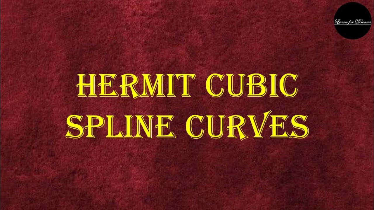Hermit Cubic Spline Curve | Synthetic Curve | CAD | Learn for Dreams - YouTube