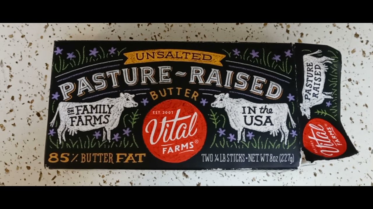 Pasture raised butter review - YouTube