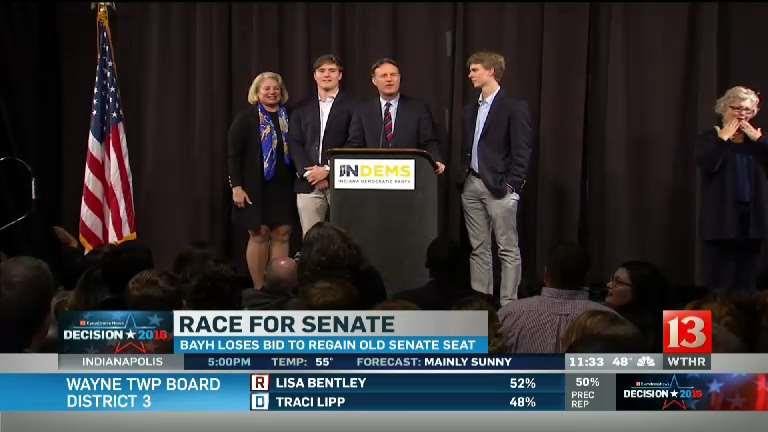 Evan Bayh concedes race for US Senate - YouTube