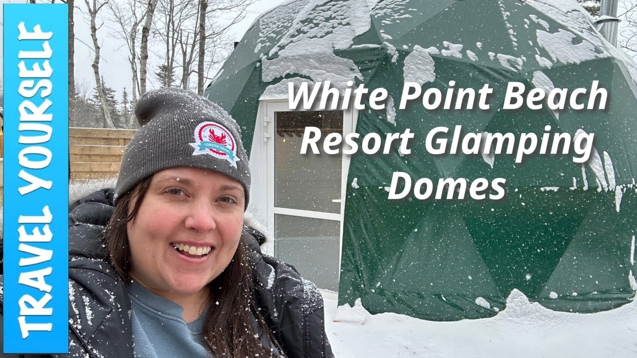White Point Beach Resort Glamping Domes - YouTube