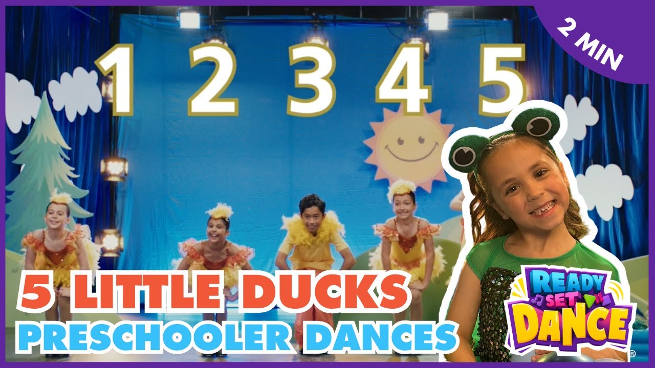 🐥 Five Little Ducks – Learn to Count | Learn to Tap | Preschool Tap Fun ...