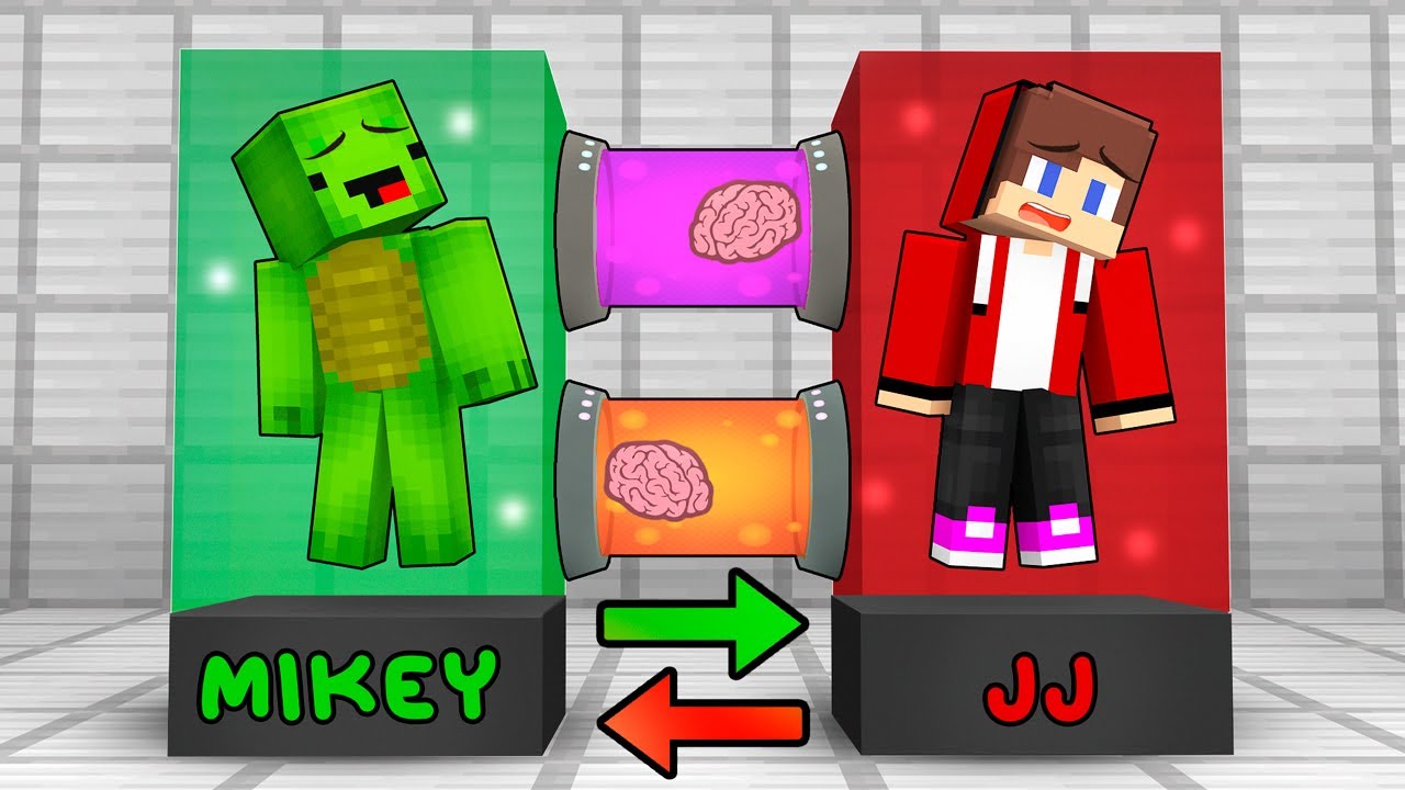 Why JJ and Mikey Swap Brains?! - Minecraft Maizen - YouTube