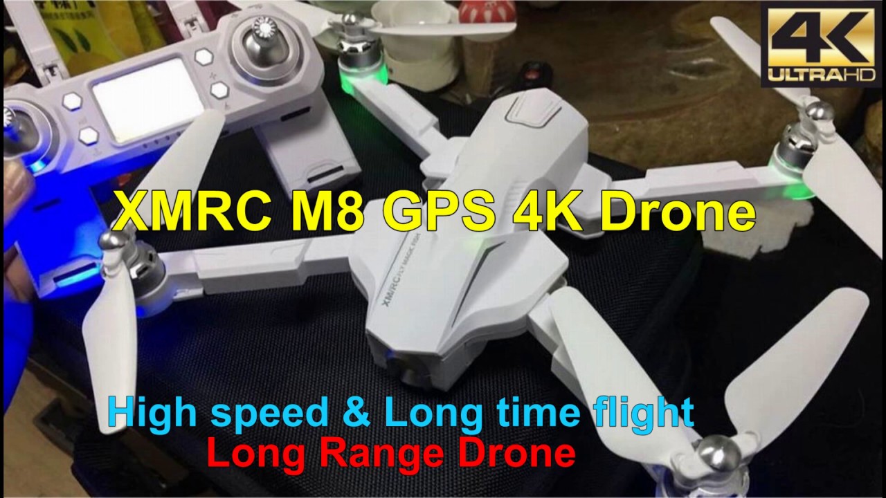 XMRC M8 GPS 4K Long Range Drone – Pre-Ordering ! - YouTube
