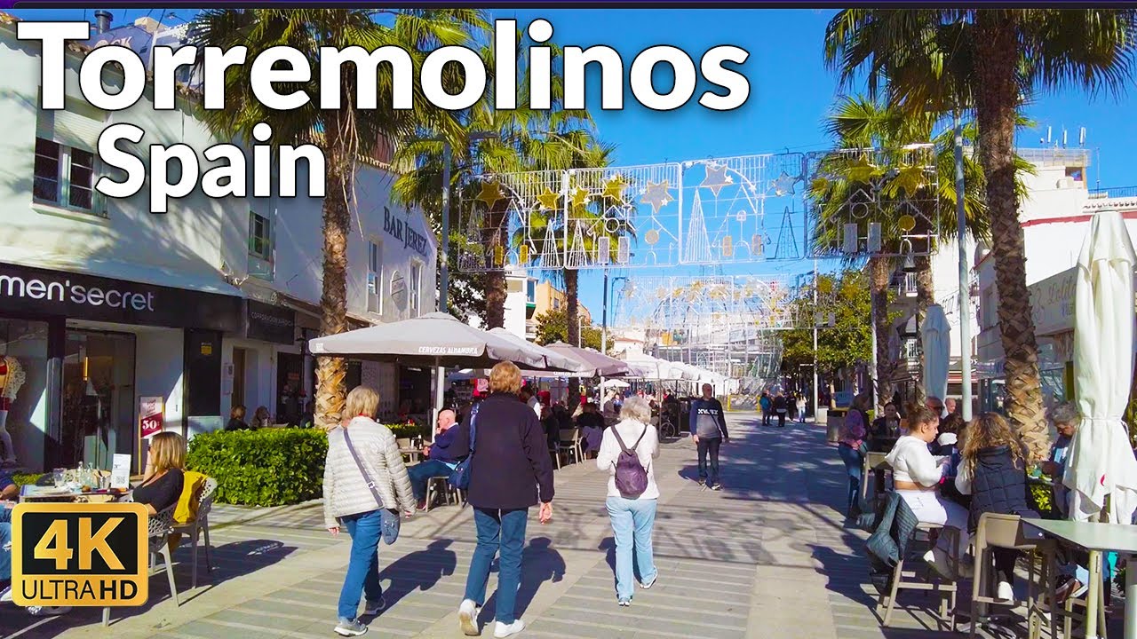 Walking Tour of Torremolinos City Centre, Spain in December 2022 (4K ...
