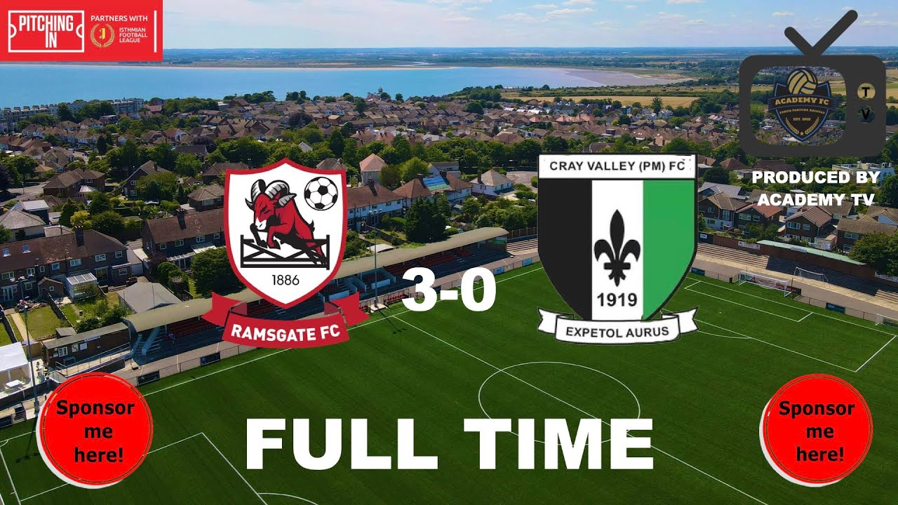 Ramsgate 3-0 Cray Valley (PM) FC Isthmian League - South East Division #nonleaguefootball #goals ...