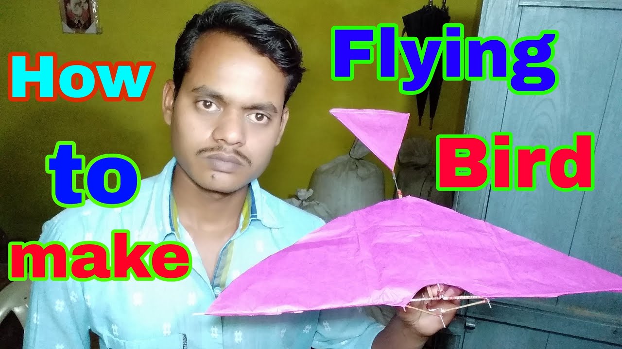 How to make flying bird - YouTube
