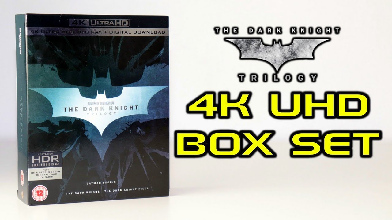 The Dark Knight Trilogy - 4K Ultra HD Box Set Unboxing - YouTube