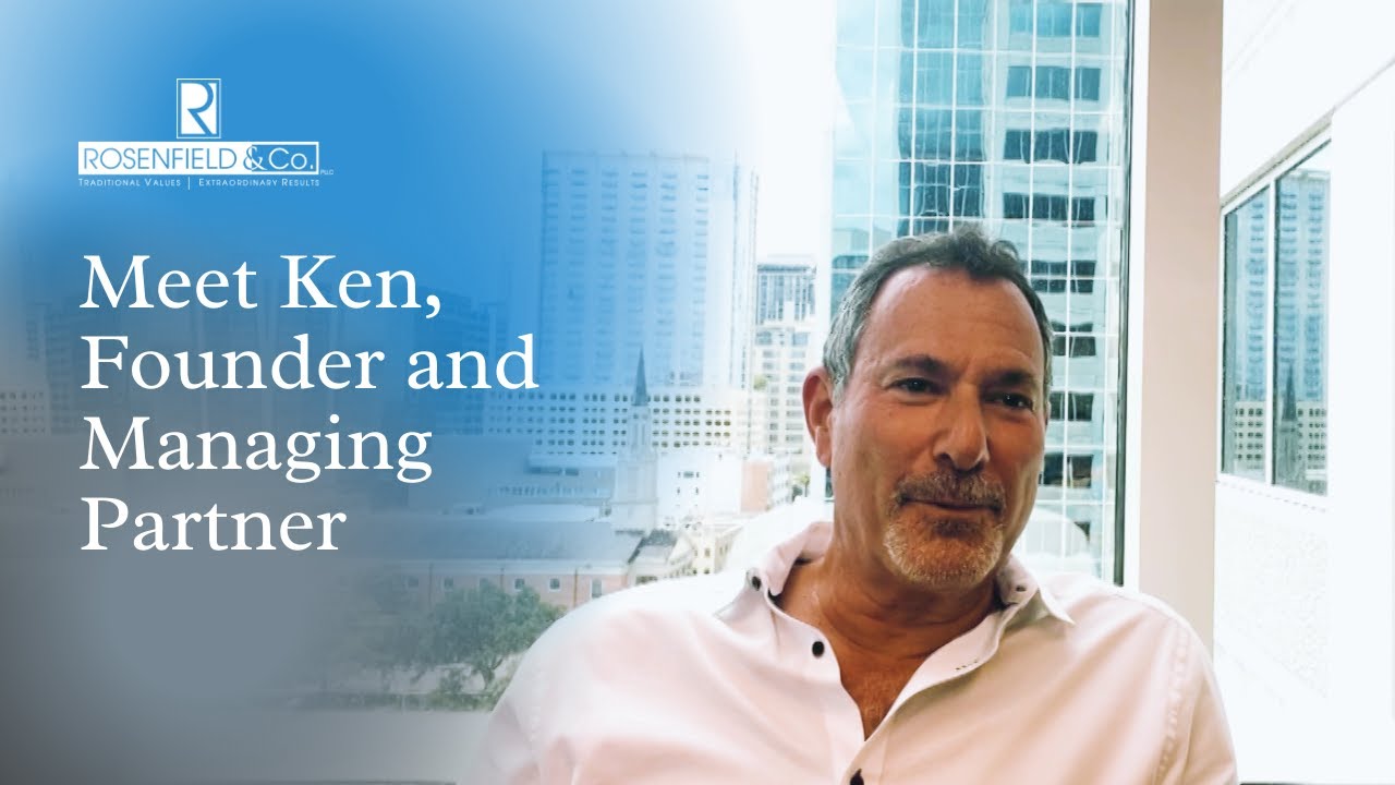 Ken Rosenfield, CPA on his role at the Firm - YouTube