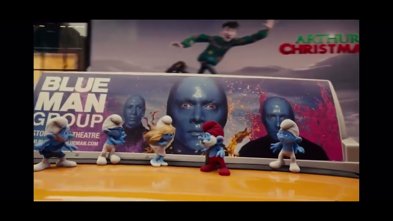 NYC time square scene in smurfs movie - YouTube