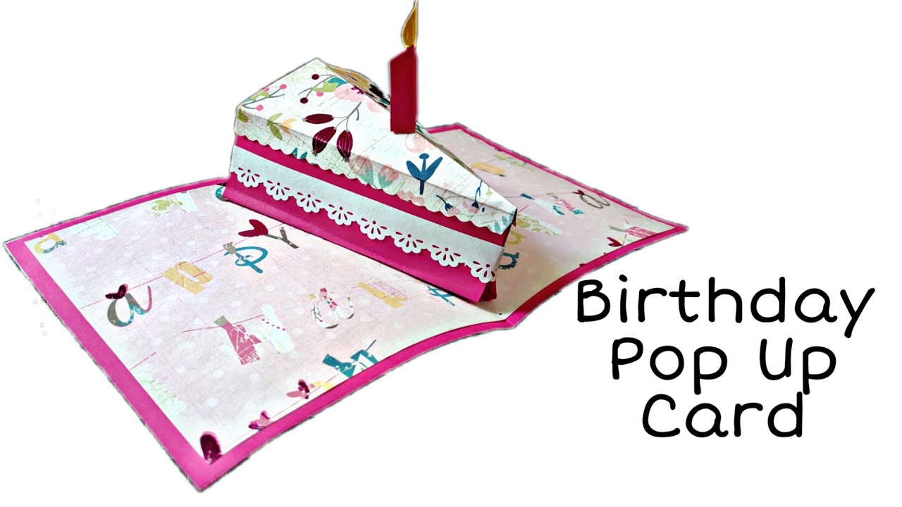 Birthday Pop Up Card | Pop Up Cake Tutorial ( Requested Video ) - YouTube