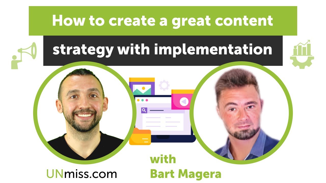 Bart Magera: How to create a great content strategy with implementation - YouTube