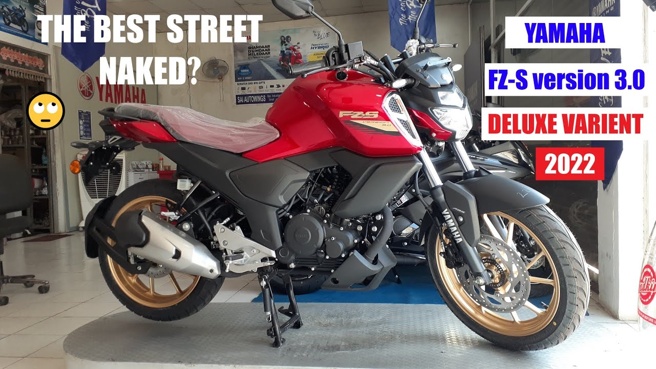 YAMAHA FZ-S V3.0 DELUXE varient 2022|| RED COLOUR|| 150cc Yamaha bike ...