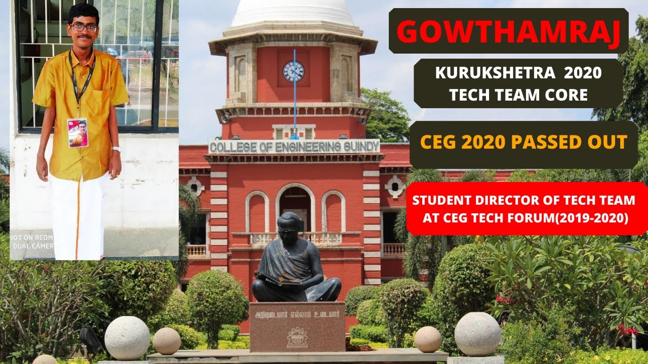 Anna University College of Engineering Guindy (CEG) | Github ...