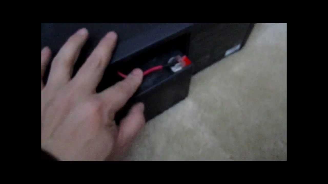 How to replace a bad Apc ups battery - YouTube