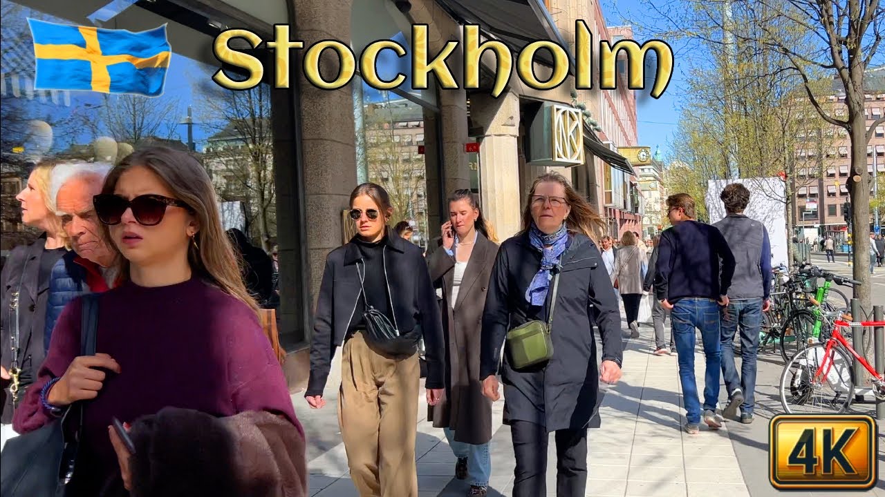 Sweden, Stockholm's streets and people 🇸🇪 スウェーデン、ストックホルムの街と人々 🇸🇪 Suecia ...