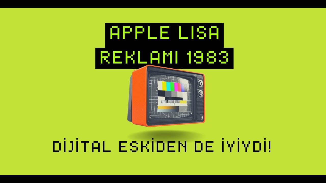 APPLE LISA REKLAMI 1983 - YouTube