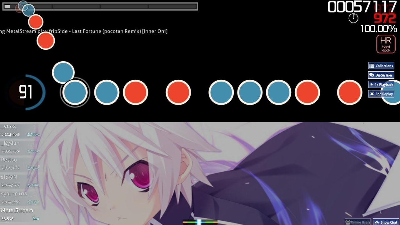 [osu!] fripSide - Last Fortune (pocotan Remix) [Inner Oni] + HR - YouTube