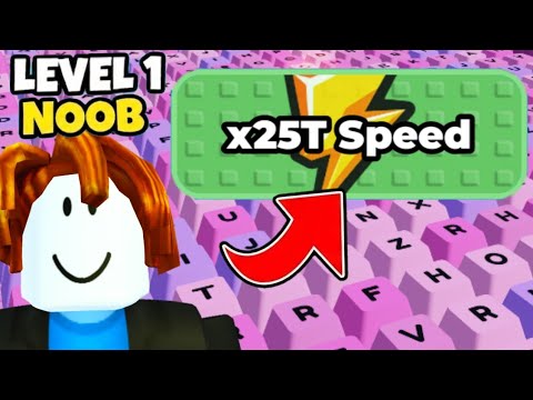 STARTING OVER with NEW MAX SPEED in +1 Speed Keyboard Escape Roblox