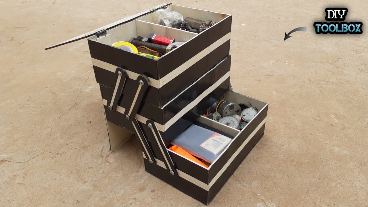 DIY TOOLBOX FROM PVC PIPE - YouTube
