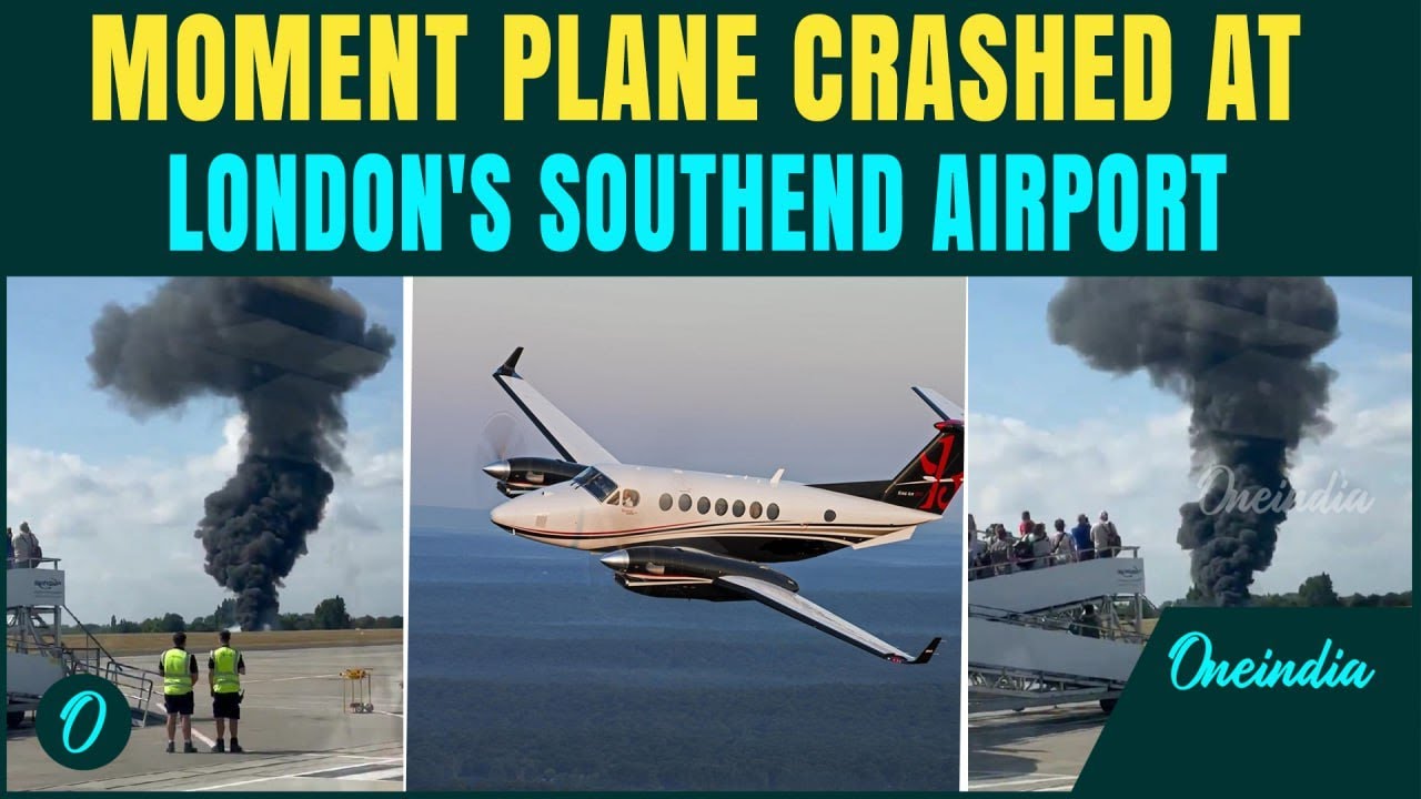 London Air Disaster: Beech B200 Plane EXPLODES Moments After Takeoff ...