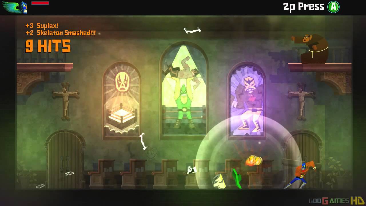 Guacamelee! Super Turbo Championship Edition - X360 XBLA Gameplay (XBOX ...
