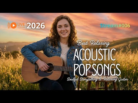 🔴 Best Relaxing Acoustic Pop Songs 2026 | Calm & Chill Pop Music ...