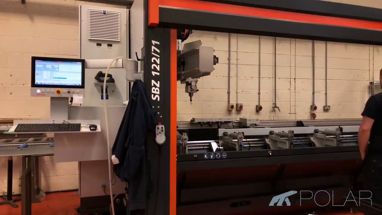 Polar Factory - Elumatec DG142 Saw & SBZ 122/71 CNC Machine - YouTube