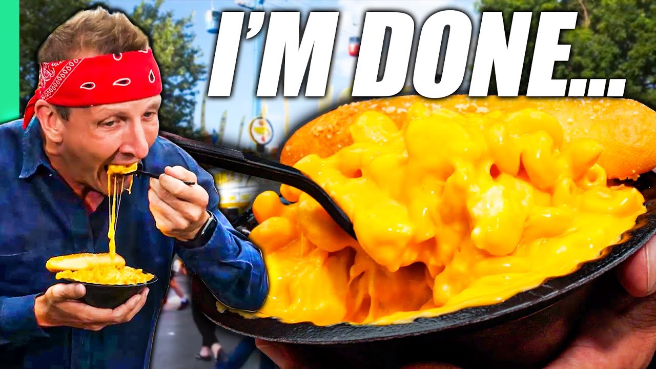 DEATH By Cheese!! The LAST Fair Food I'm Eating!!! (Minnesota State ...