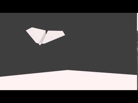 Paper Airplane Animation - YouTube