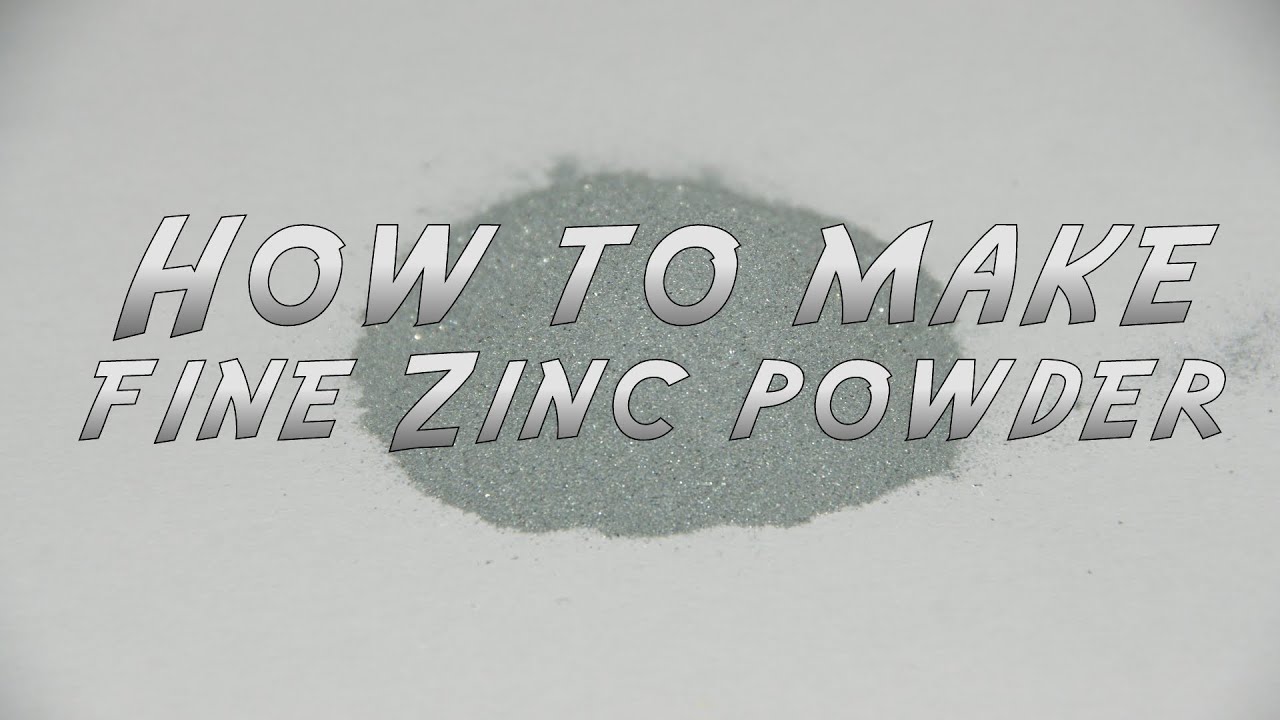 How To Make Fine Zinc Powder - YouTube