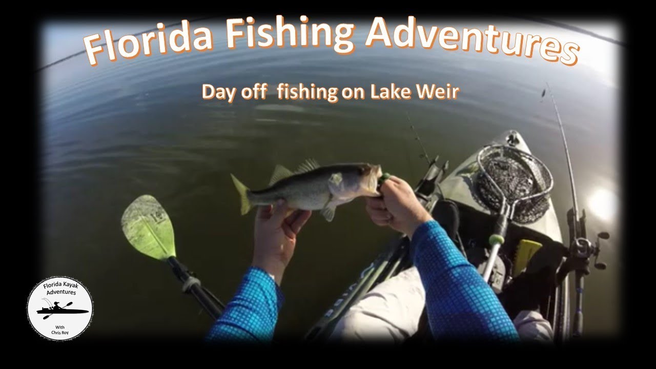 Playing Hookie Kayak Bass Fishing on Lake Weir - YouTube