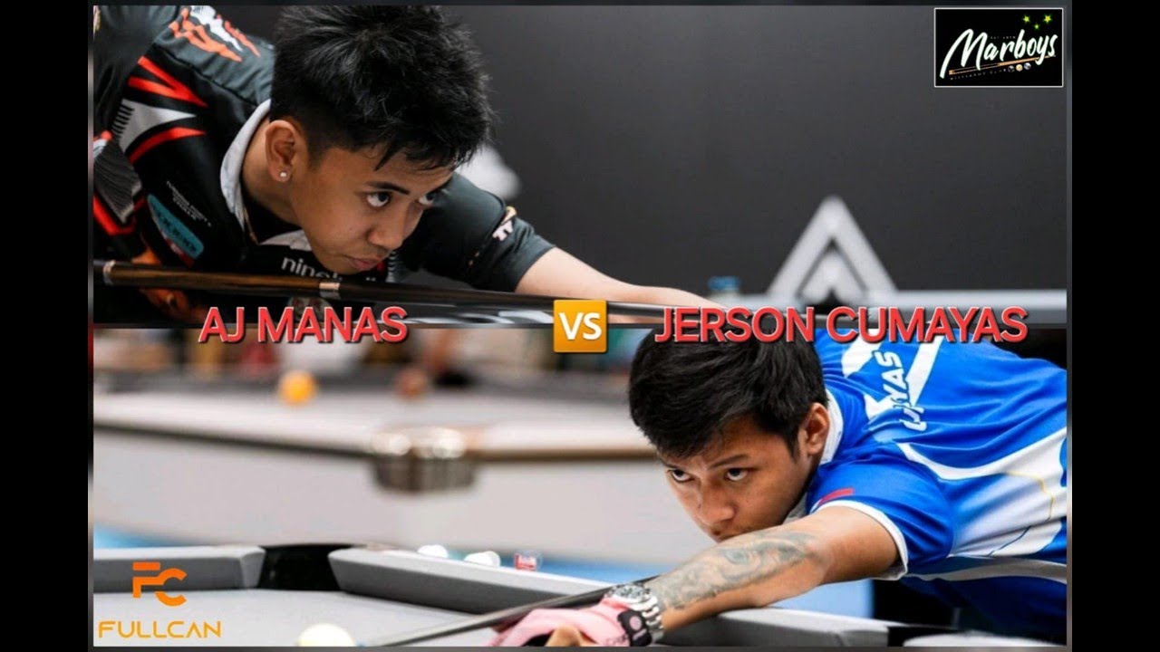 Aj Manas vs Jerson Cumayas - Race 18 - 9 Ball - Even - YouTube