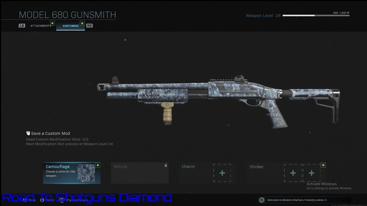 So Close For Getting This Gun Gold Road To Platinum Model 680 ShotGun ...