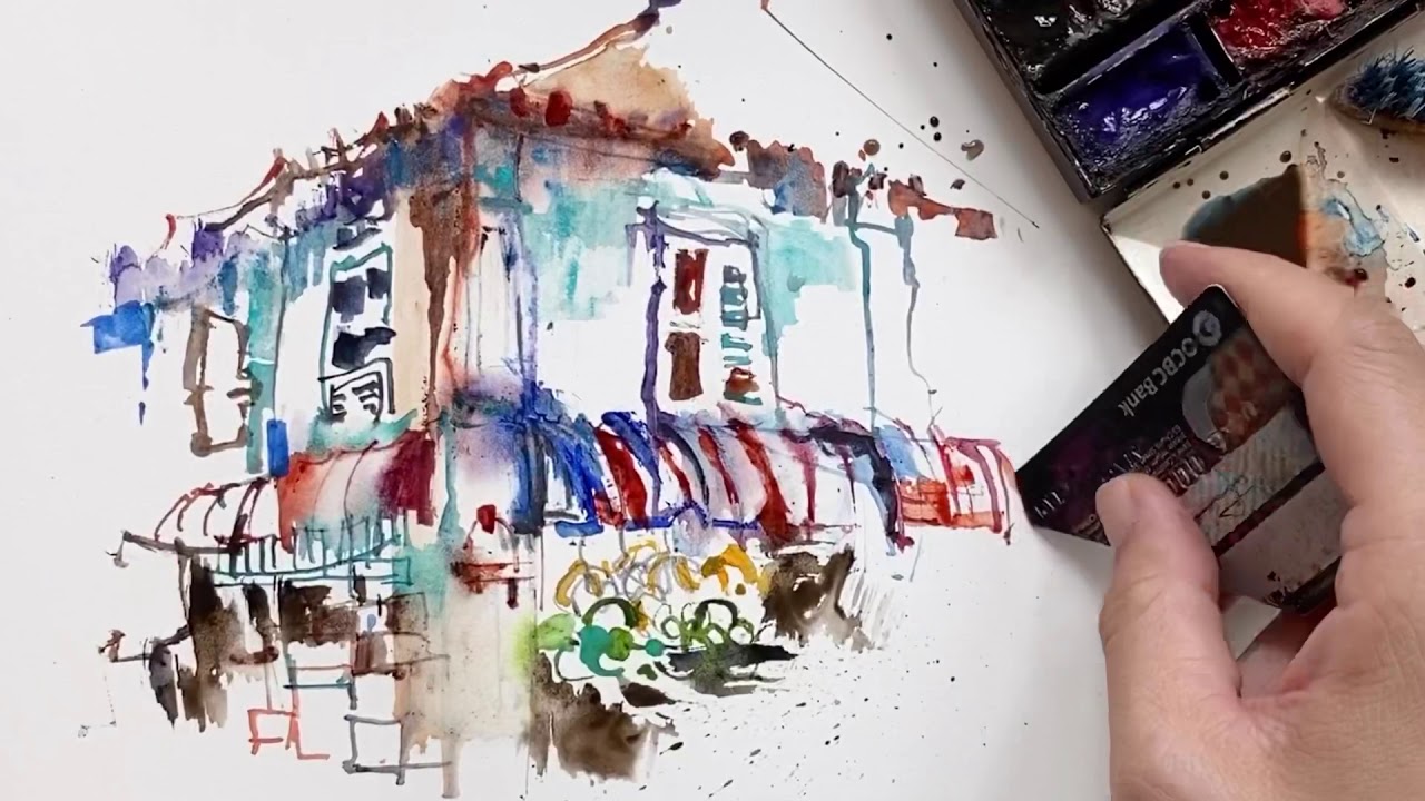 Sketching with Unconventional Tools - YouTube