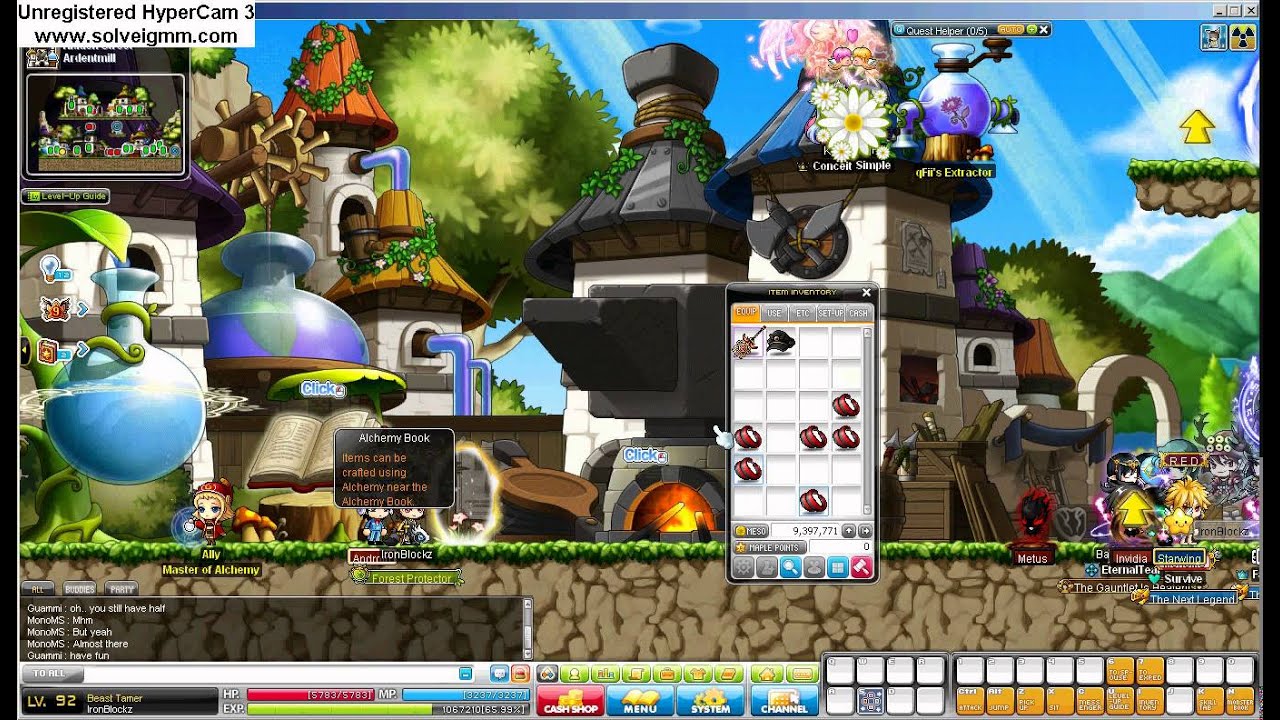 Maplestory Meso Guide Part 1: Nimble Rings, Half Earrings, and Big ...