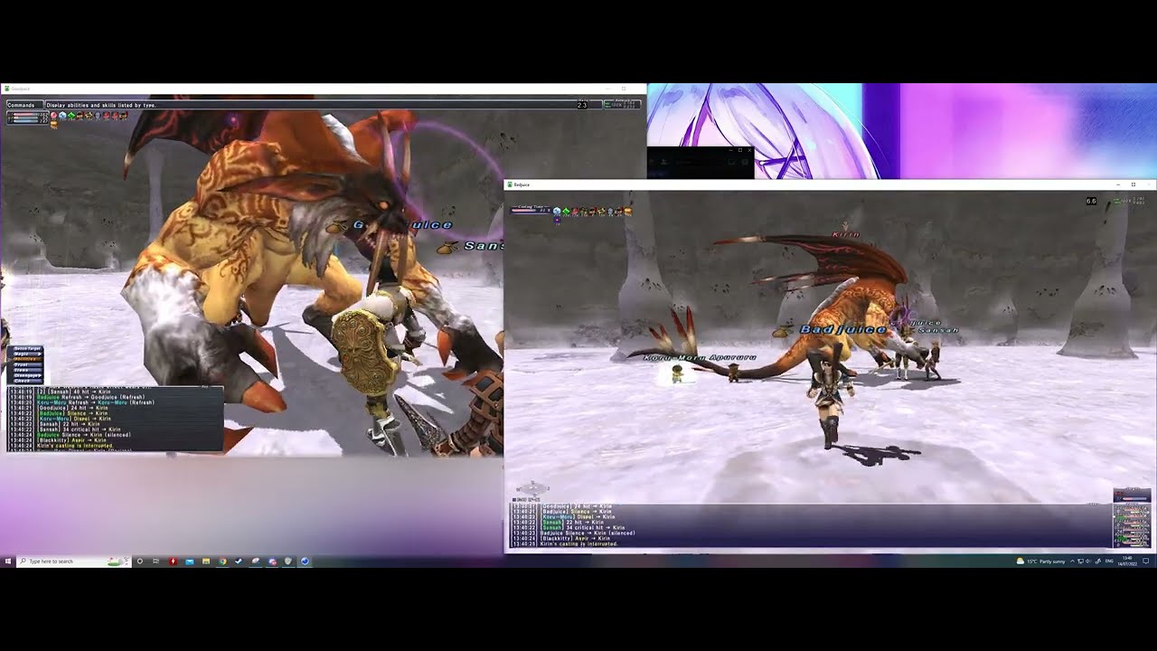 Kirin 75 dualbox and trusts Pt. 2 Catseye ffxi - YouTube