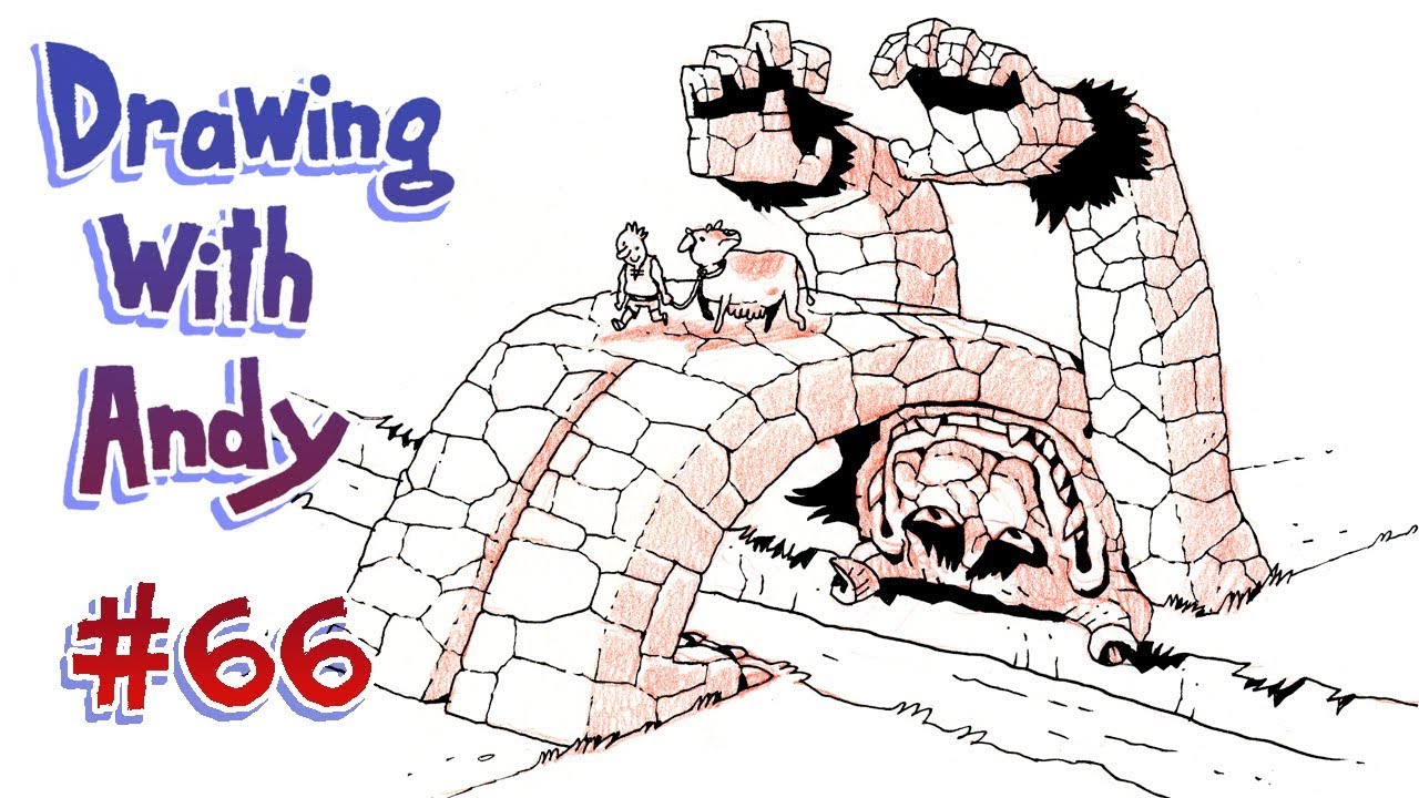 Drawing with Andy #66: Bridge Troll - YouTube