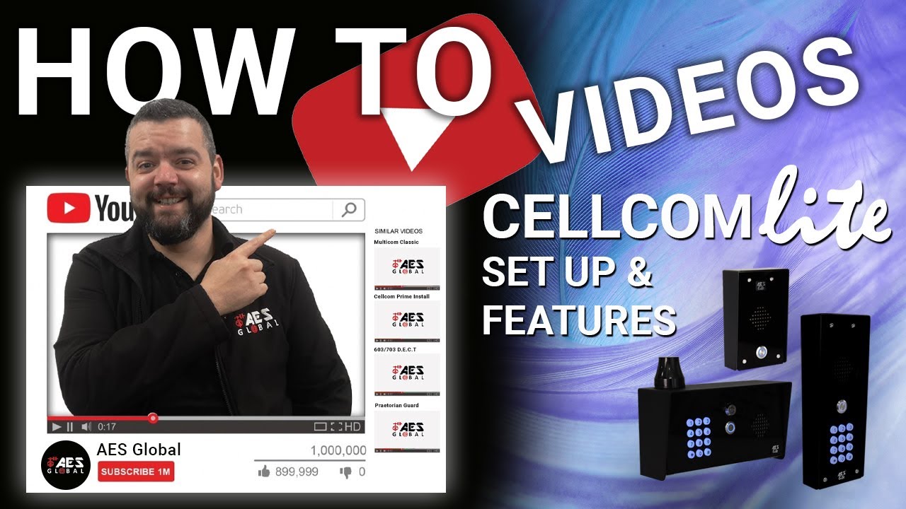 Cellcom Lite Set Up & Features | GSM Intercom | AES Global - YouTube