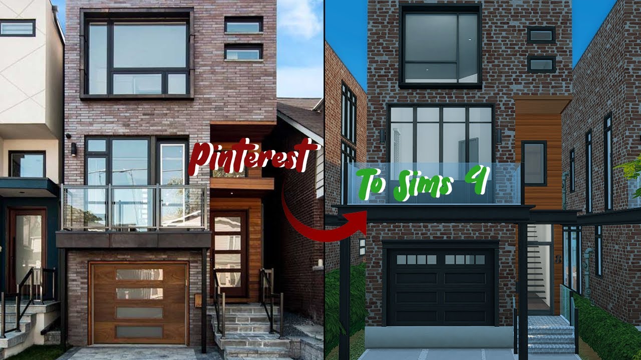 Building An Industrial Pinterest Apartment In The Sims 4 (CC Speed ...
