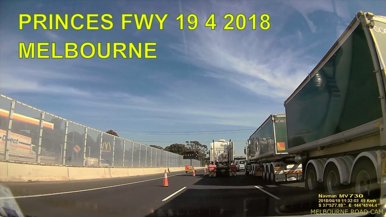 PRINCES FWY MELBOURNE - MELBOURNE VICTORIA - YouTube